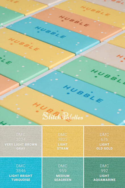 Hubble Hues - Embroidery Color Palette (With Thread Codes)