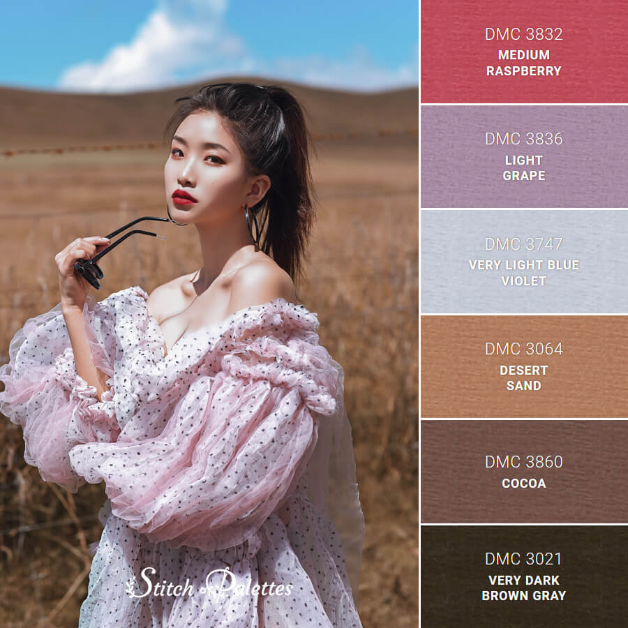 Dress To Impress - Embroidery Color Palette (With Thread Codes)