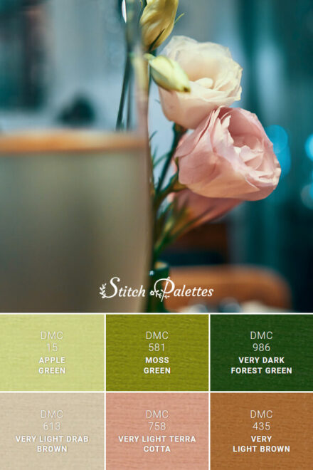Secret Date - Embroidery Color Palette (With Thread Codes)