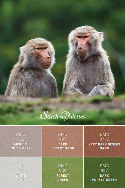 A Serious Discussion - Embroidery Color Palette (With Thread Codes)