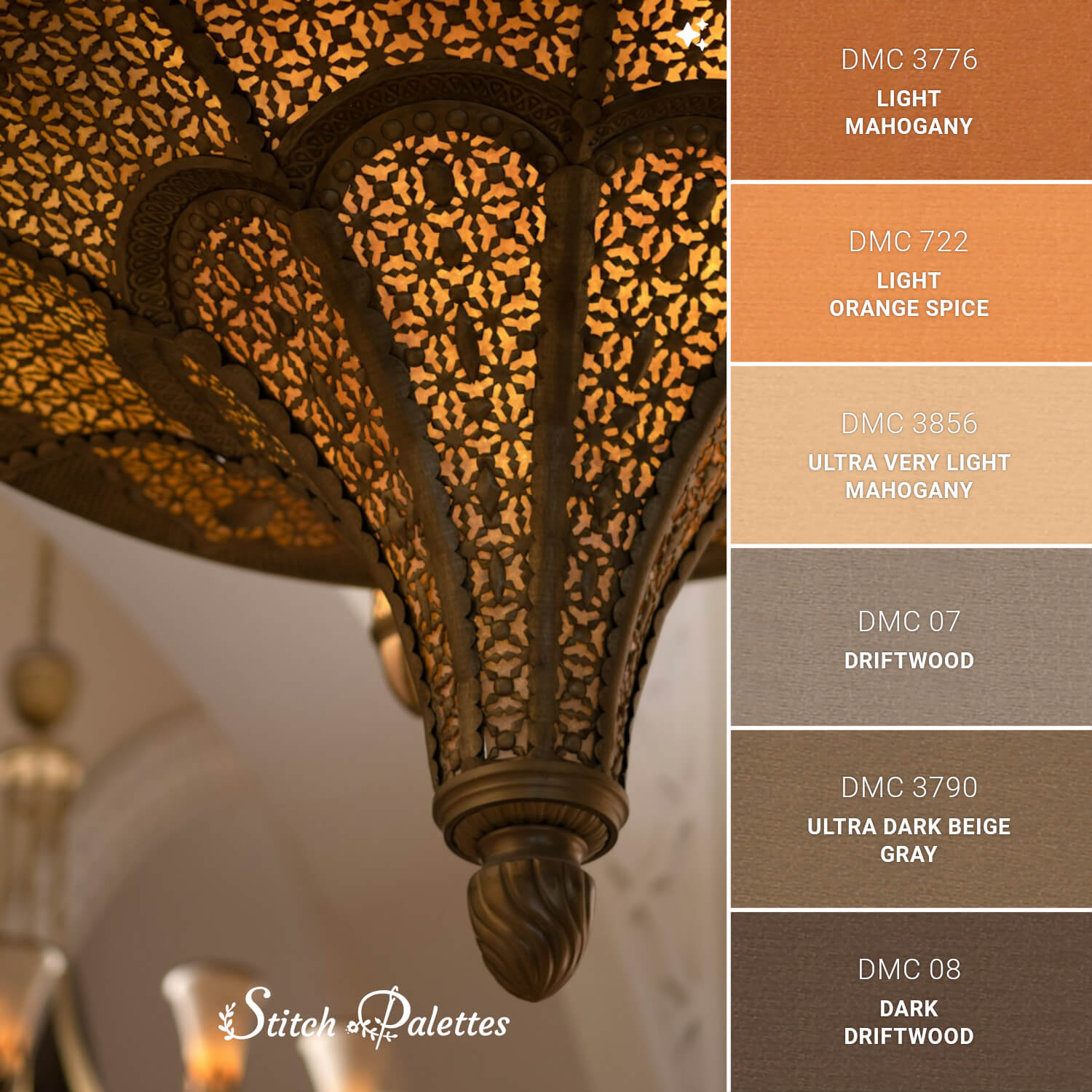 Lost In The Details - Embroidery Color Palette (With Thread Codes)